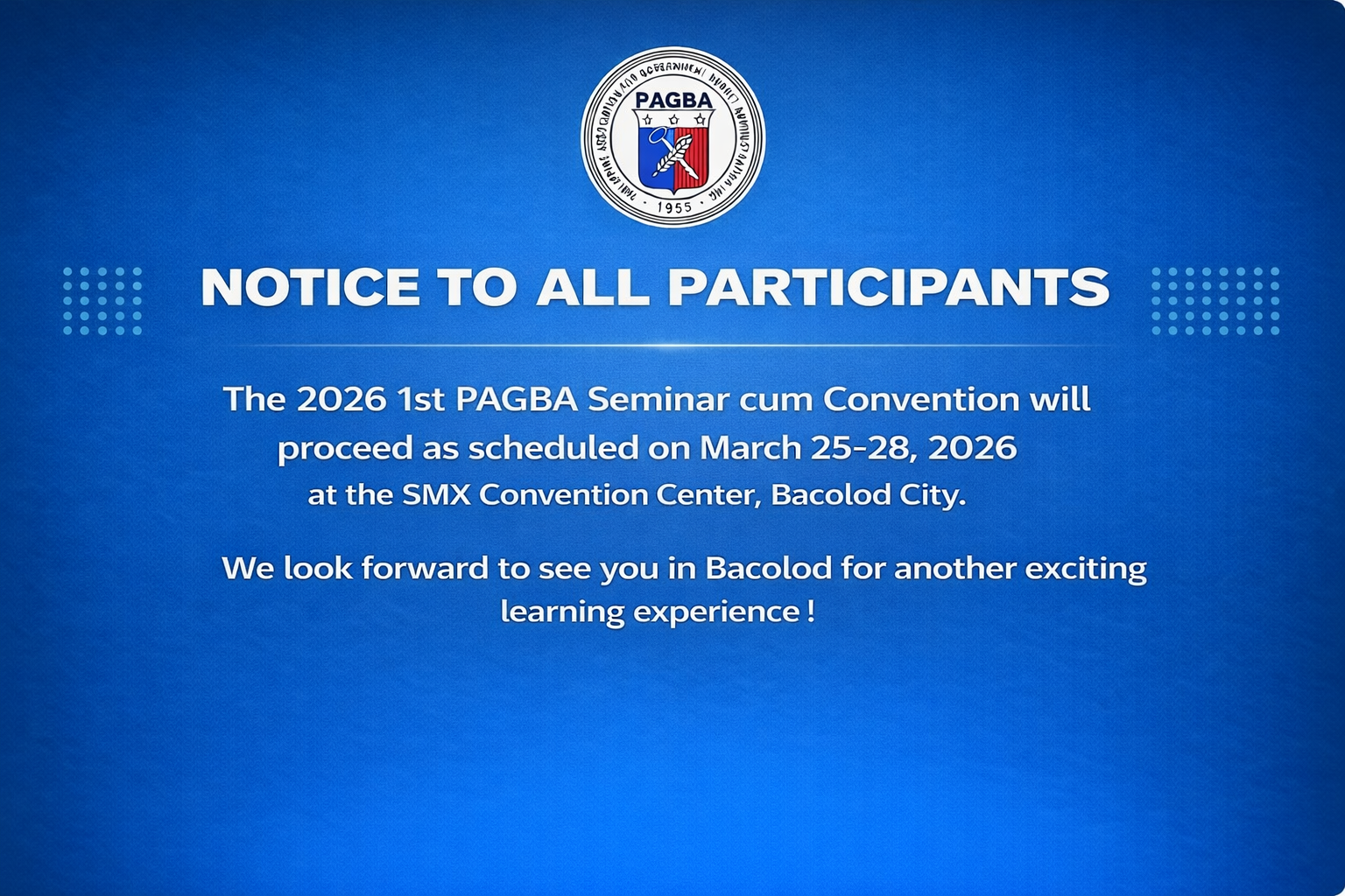 PHILIPPINE ASSOCIATION FOR GOVERNMENT BUDGET ADMINISTRATION (PAGBA) Inc.